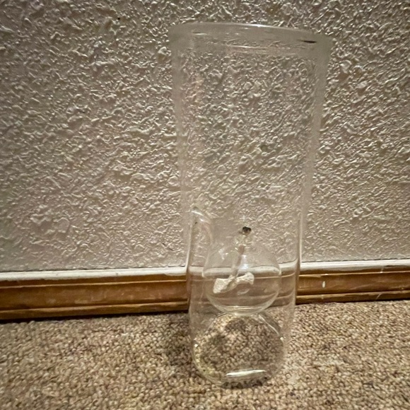 Wolfard | Accents | Vintage Wolfard Glassblown1 58apx Clear Glass Oil ...
